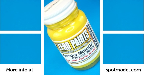 Zero Paints ZP-1044: Paint for airbrush Yamaha MotoGP Extreme Yellow 1 ...