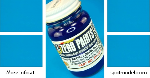 Zero Paints ZP-1077: Paint for airbrush Porsche/Honda Rothmans Racing ...