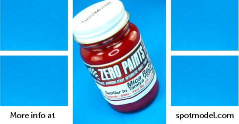 Zero Paints ZP-1123: Paint for airbrush Mica Red Paint Similar to TS-39 ...