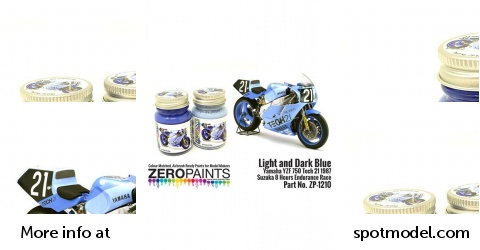 Zero Paints ZP-1210: Paints set for airbrush Yamaha YZF 750 Light and ...