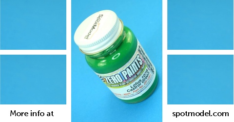 Zero Paints ZP-1261: Paint for airbrush Lotus Ford 107B Castrol Green 1 ...