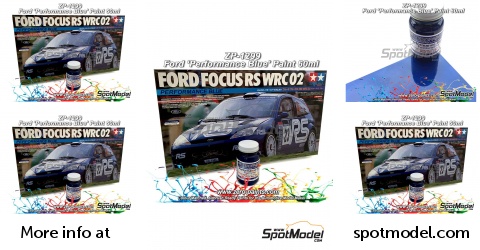 Zero Paints ZP-1299: Paint for airbrush Ford ST Performance Blue (3CVC ...