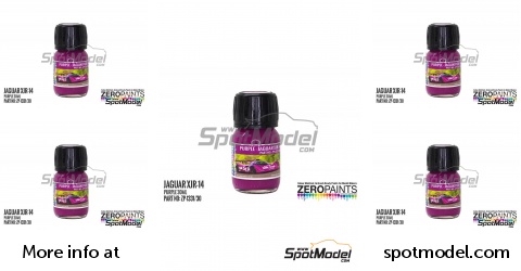 Zero Paints ZP-1331/30: Paint for airbrush Jaguar XJR-14 Purple 1 x ...