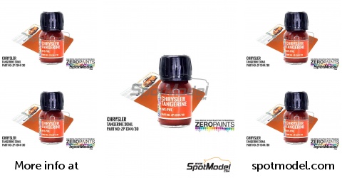 Zero Paints ZP-1344/30: Paint for airbrush Chrysler Tangerine 1 x 30ml ...