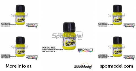 Zero Paints ZP-1386/30: Paint for airbrush Mercedes 300SL Yellow ...