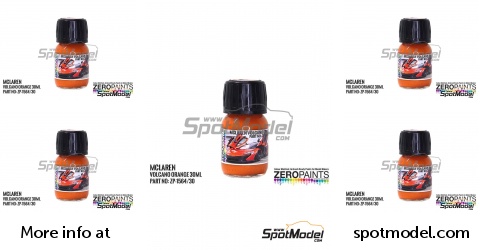 Zero Paints ZP-1564/30: Paint for airbrush McLaren Volcano Orange 1 x ...