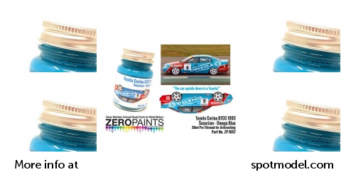 Zero Paints ZP-1657: Paint for airbrush Toyota Carina BTCC 1993 ...