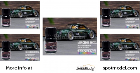 Zero Paints ZP-1737/30: Paint for airbrush Mercedes 300SL Restomod Dark ...