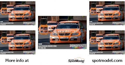 Zero Paints ZP-1785/30: Paint for airbrush BMW 320si E90 Team RAC ...