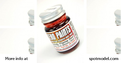 Zero Paints ZP-4006: Paint for airbrush Candy Flame Red Paint 1 x 30ml ...