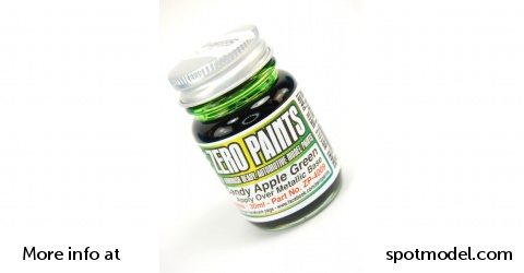 Zero Paints ZP-4009: Paint for airbrush Candy Apple Green Paint 1 x ...