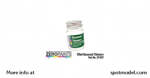 Zero Paints ZP-5117: Thinner Basecoat thinners 1 x 30ml (ref. ZP-5117) | SpotModel