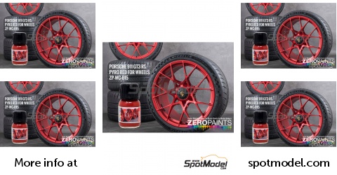 Zero Paints ZP-WC-015: Paint for airbrush Wheel Colour Porsche 911 GT3 ...