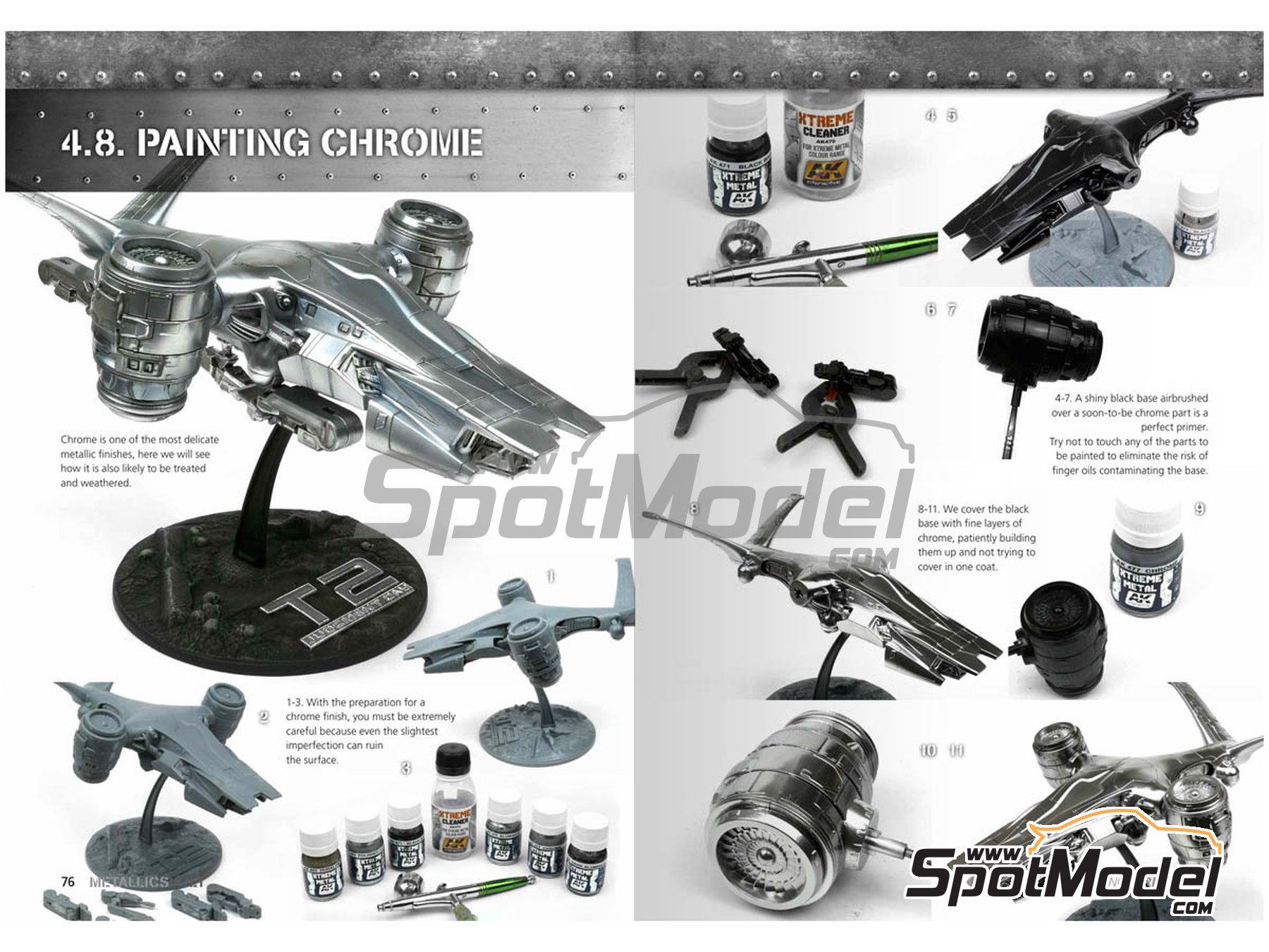 AK Interactive AK507: Book Metallics Volumen 1 Learning series 04 (ref ...