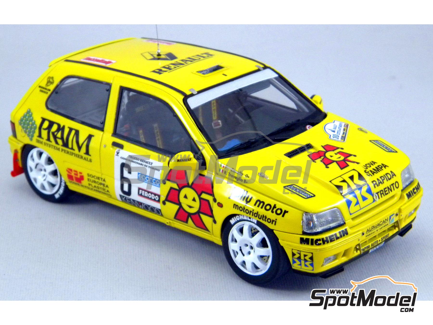 Arena Modelli ARE1417-24: Car scale model kit 1/24 scale - Renault Clio ...