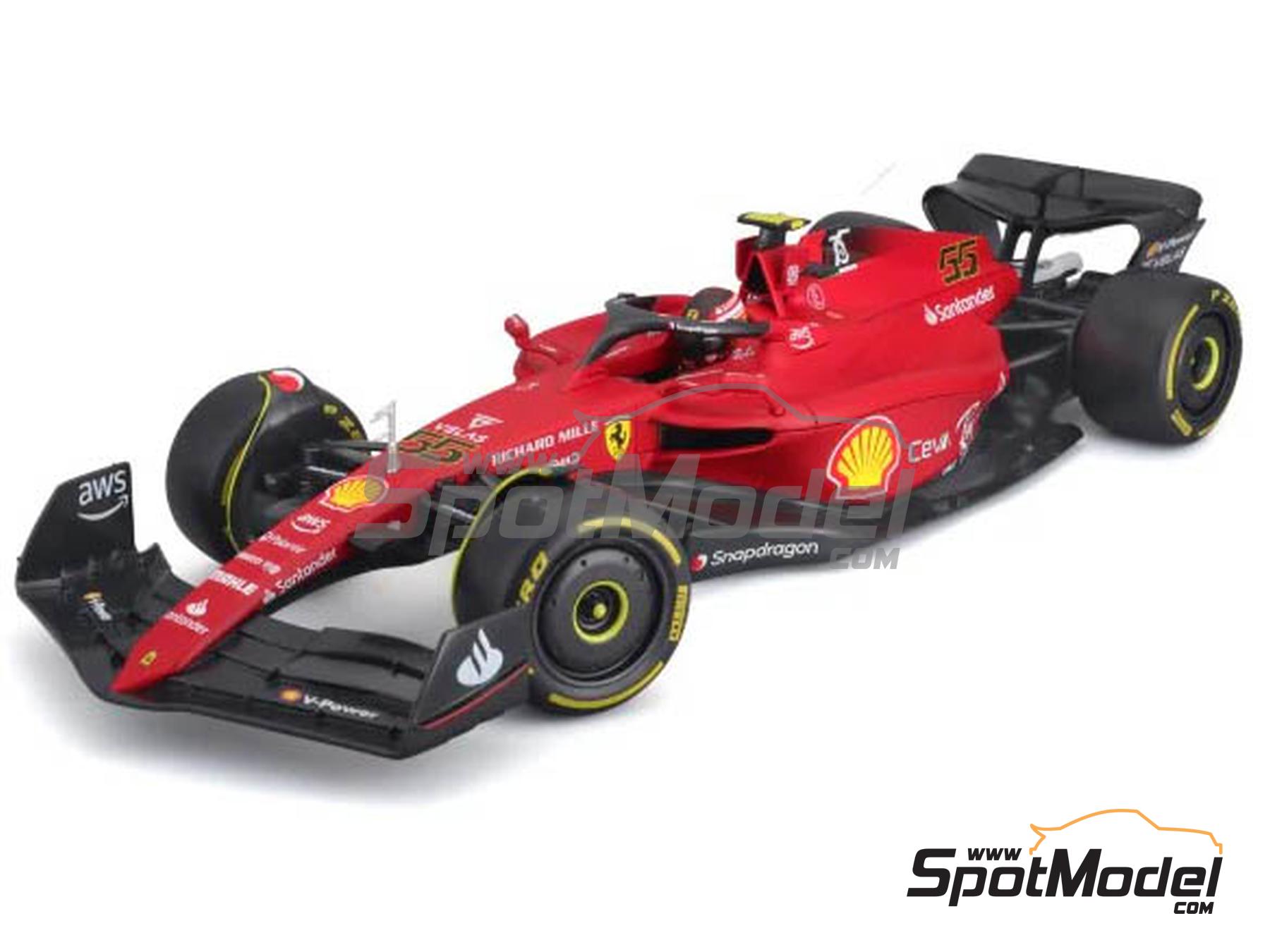 Bburago 18-16811/55: Diecast model car 1/18 scale - Ferrari F1-75 ...