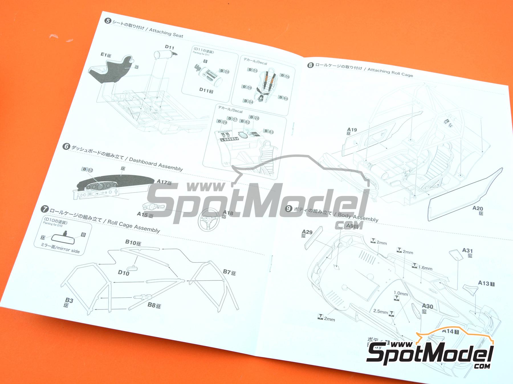 Beemax Model Kits BX24025: Car scale model kit 1/24 scale - Porsche 935 ...
