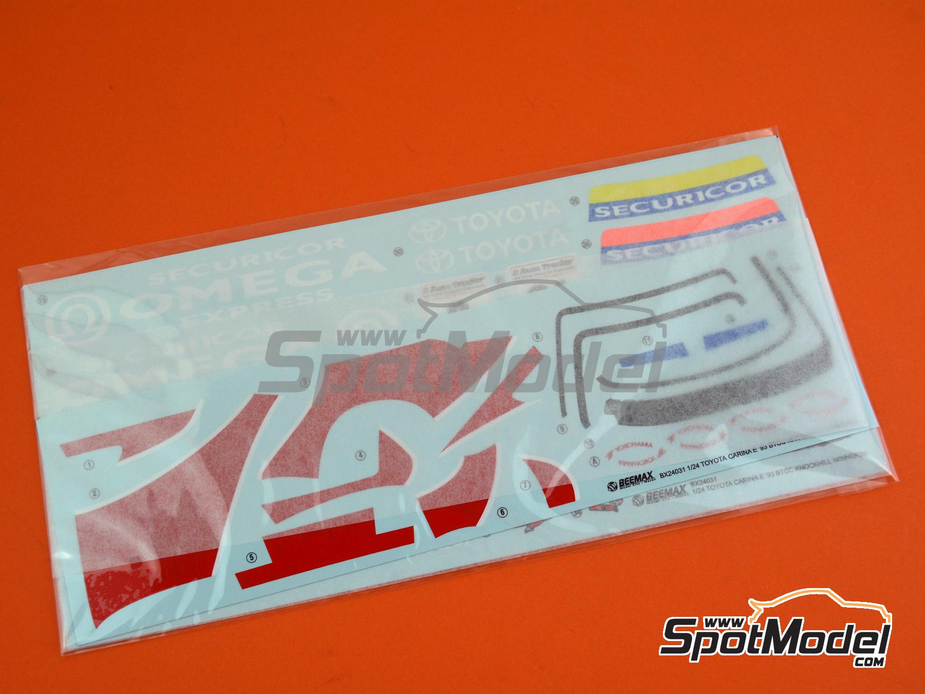 Beemax Model Kits BX24031: Car scale model kit 1/24 scale - Toyota ...