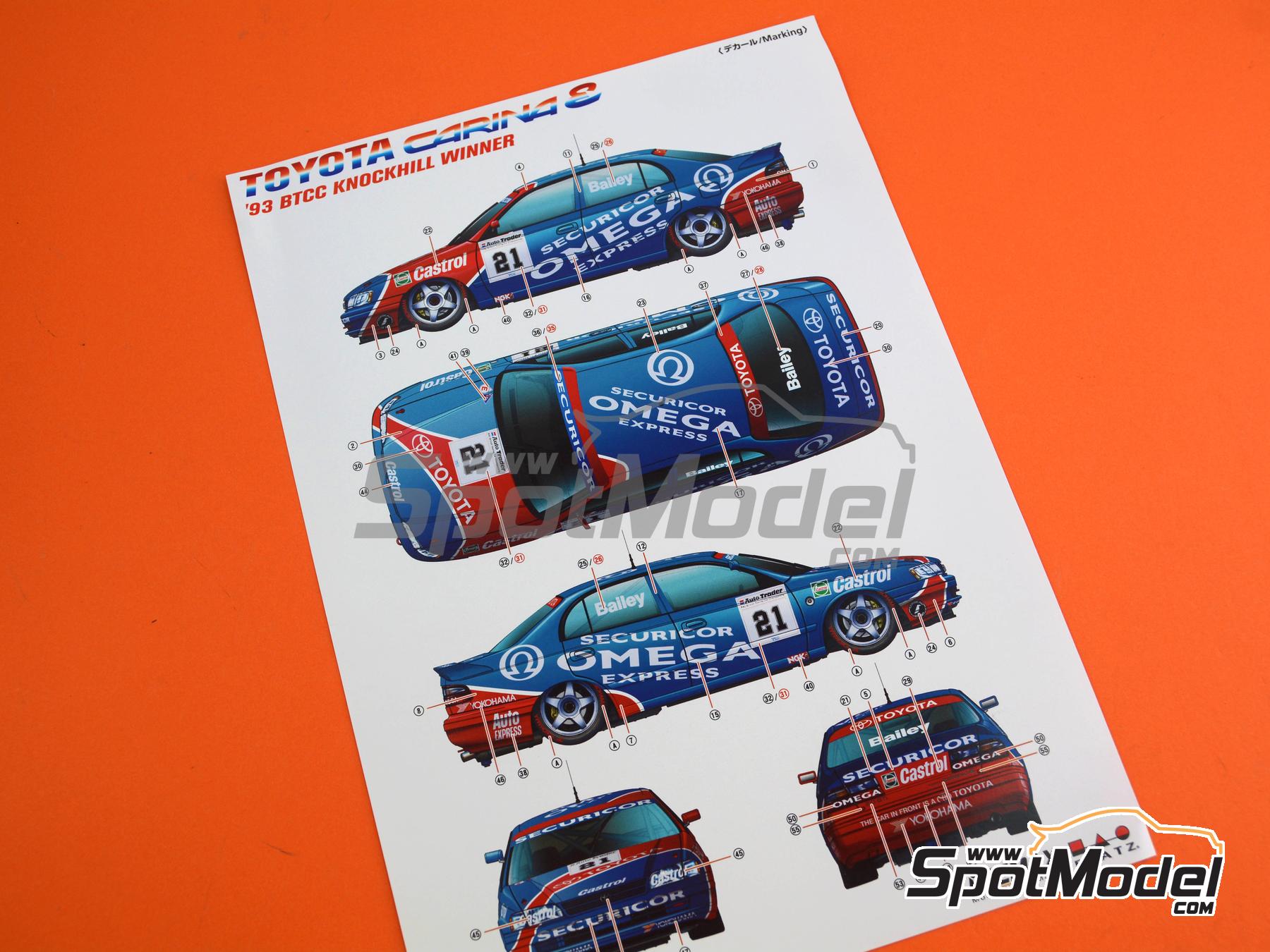 Beemax Model Kits BX24031: Car scale model kit 1/24 scale - Toyota ...