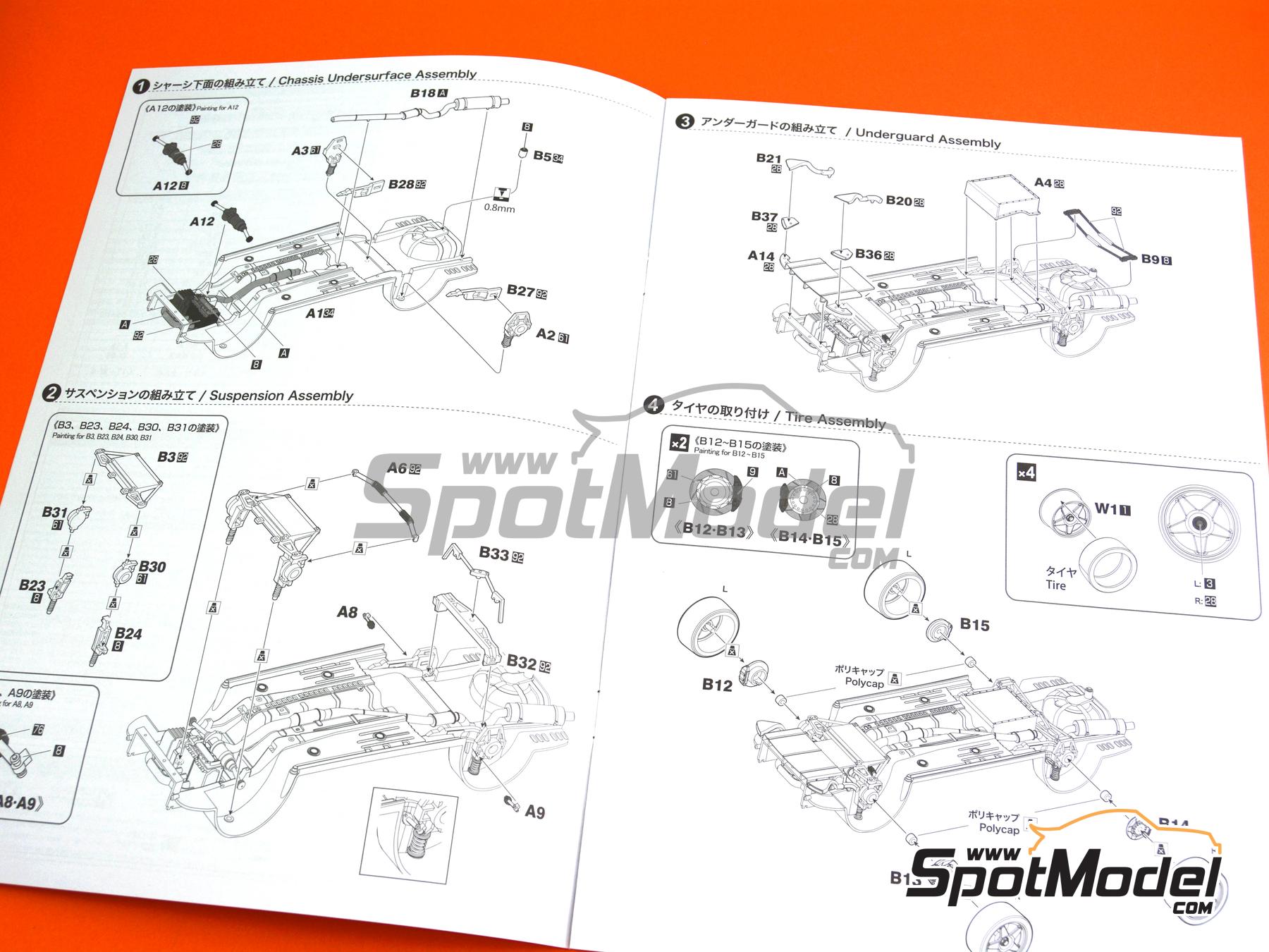 Beemax Model Kits BX24031: Car scale model kit 1/24 scale - Toyota ...