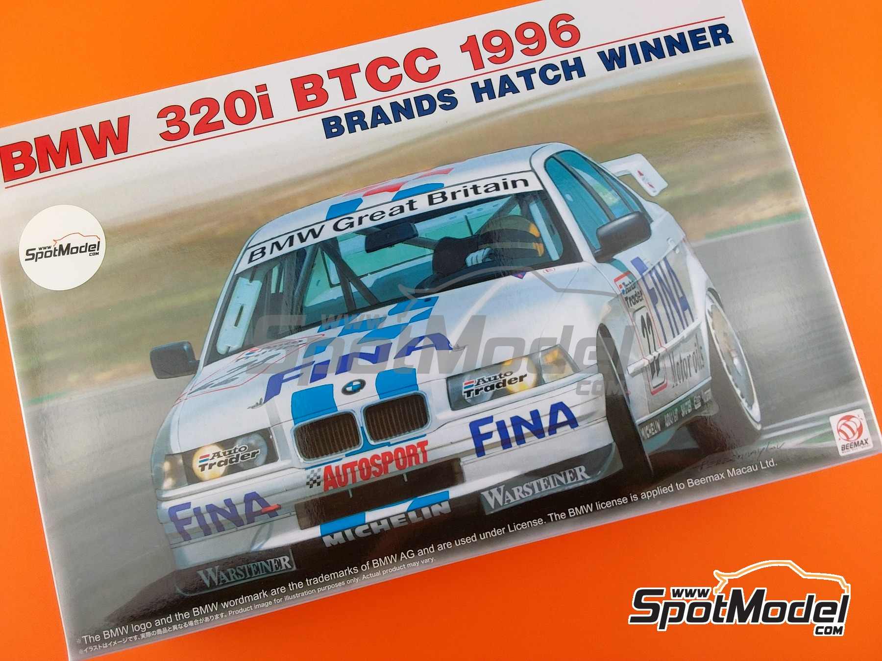 Beemax Model Kits BX24045: Car scale model kit 1/24 scale - BMW 320i ...