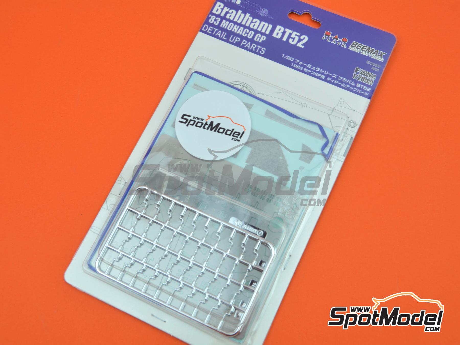 Beemax Model Kits EX20002: Detail up set 1/20 scale - Brabham BMW BT52b ...