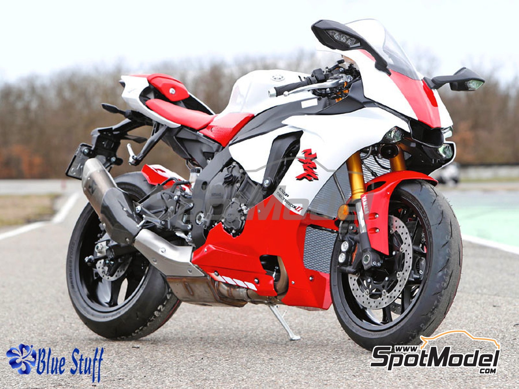 Blue Stuff 12-014: Marking / livery 1/12 scale - Yamaha YZF-R1 20th ...