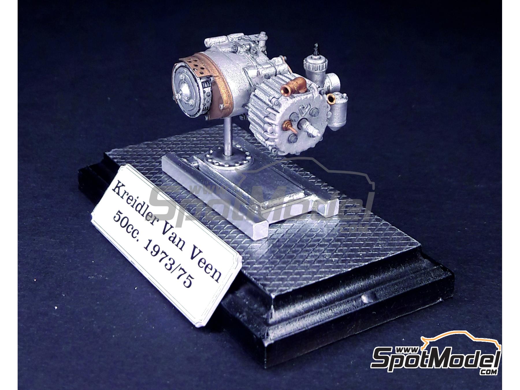 Brach Model BM-EN01: Engine 1/12 scale - Kreidler Van Veen 50cc 1973 ...