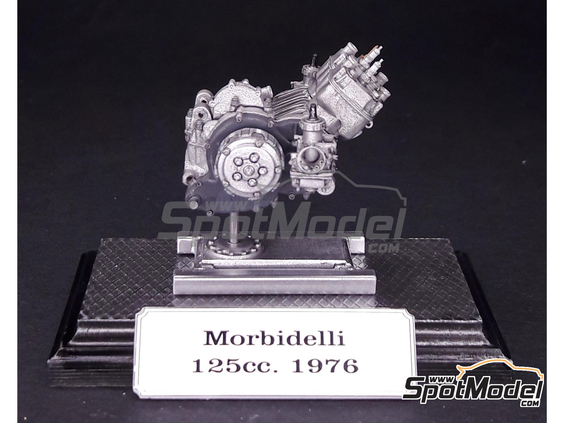 Brach Model BM-EN02: Engine 1/12 scale - Morbidelli 125cc 1976 (ref. BM ...