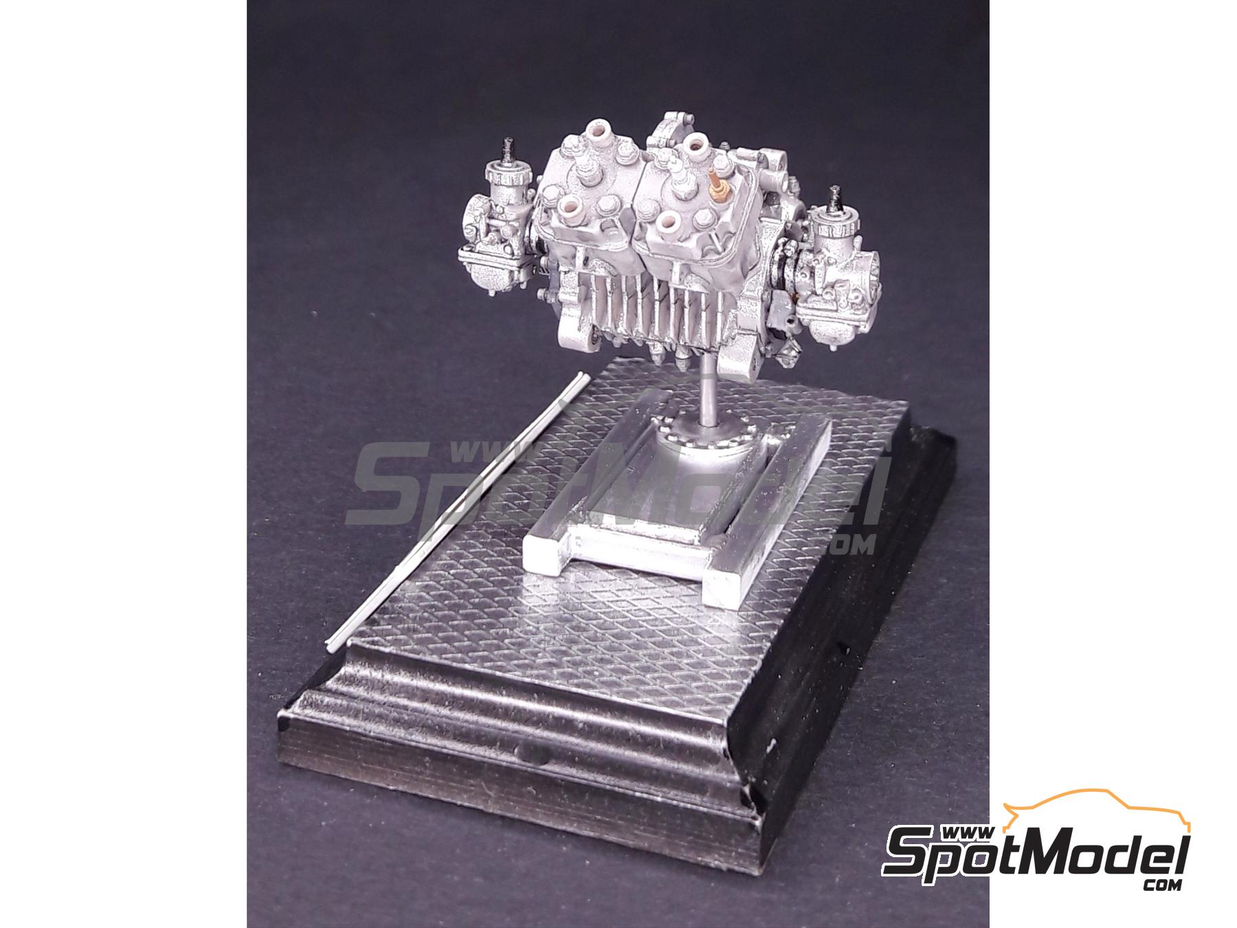 Brach Model BM-EN02: Engine 1/12 scale - Morbidelli 125cc 1976 (ref. BM ...