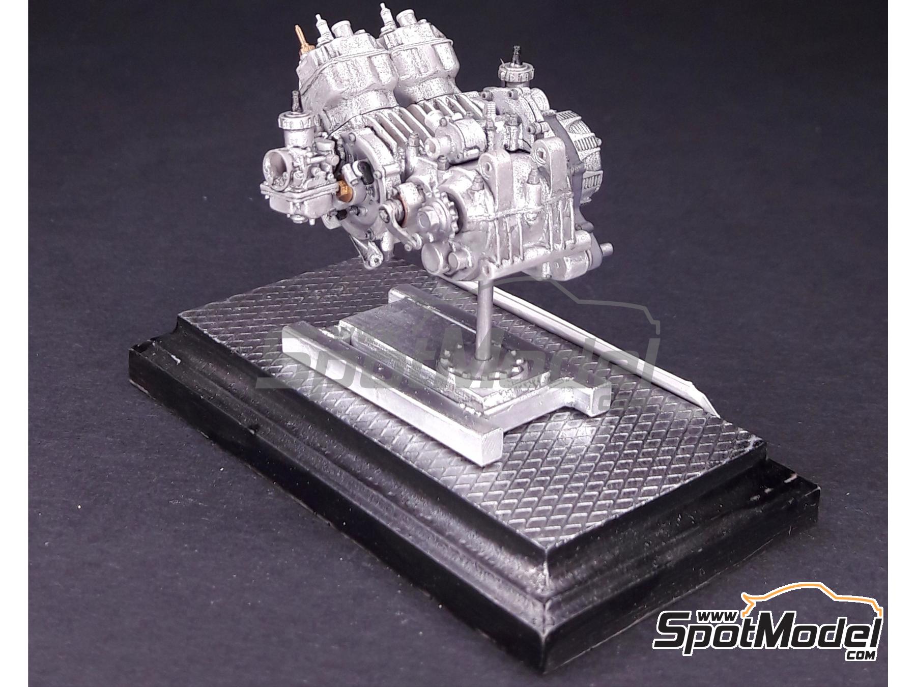 Brach Model BM-EN02: Engine 1/12 scale - Morbidelli 125cc 1976 (ref. BM ...