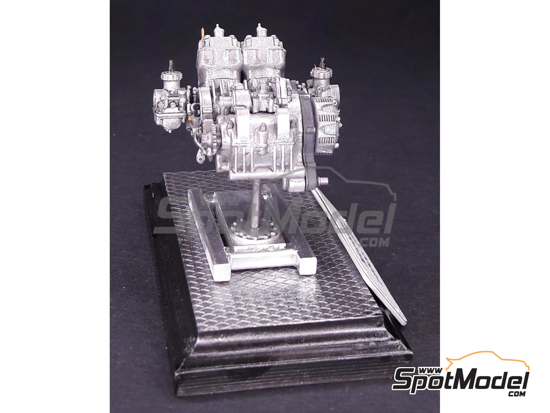 Brach Model BM-EN02: Engine 1/12 scale - Morbidelli 125cc 1976 (ref. BM ...