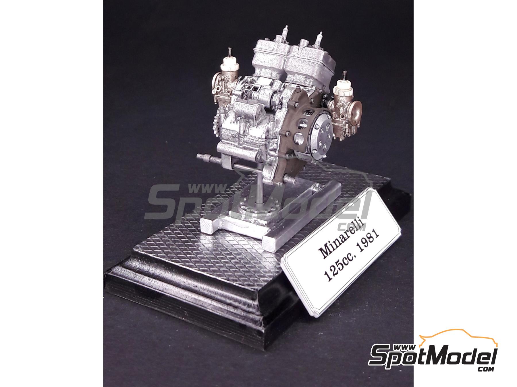 Brach Model BM-EN03: Engine 1/12 scale - Minarelli 125cc 1981 (ref. BM ...