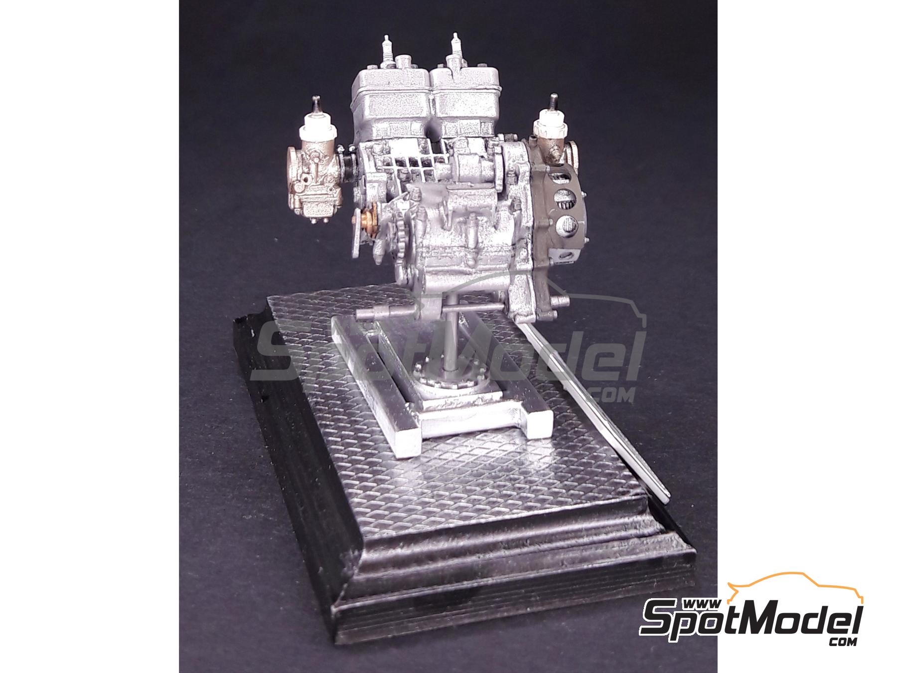 Brach Model BM-EN04: Engine 1/12 scale - Garelli 125cc 1982 (ref. BM ...