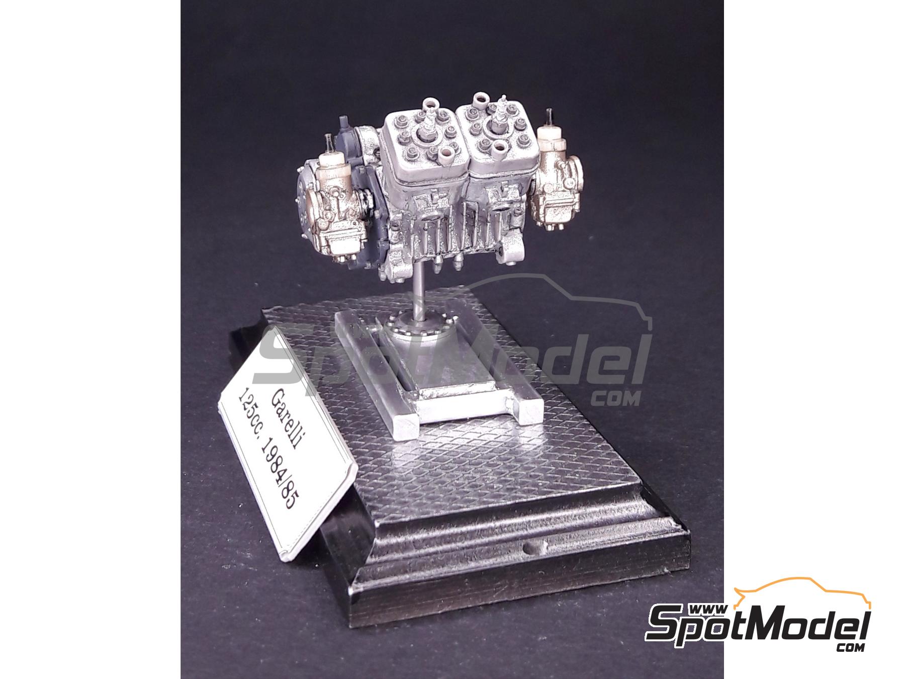 Brach Model BM-EN05: Engine 1/12 scale - Garelli 125cc 1984 and 1985 ...