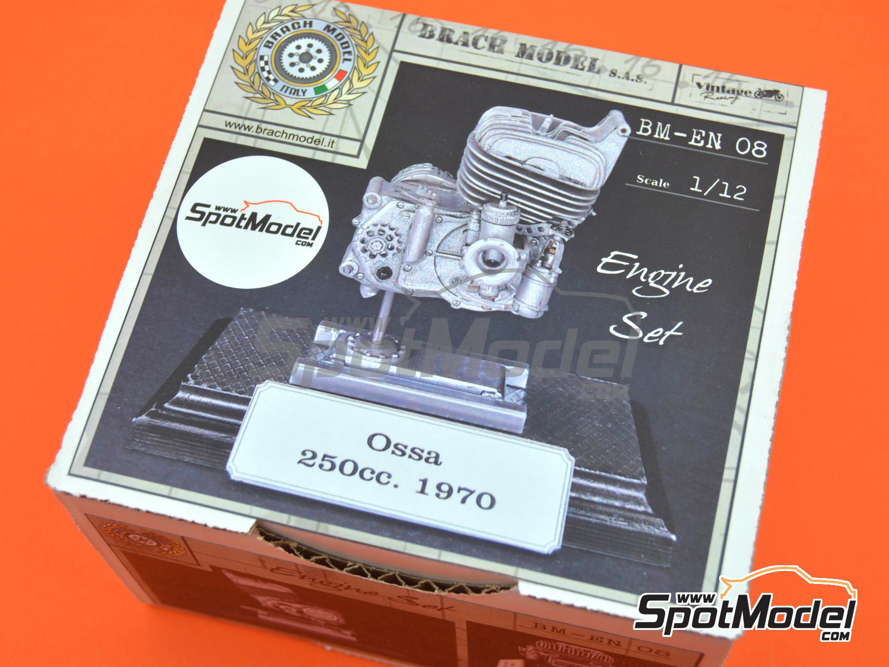 Brach Model BM-EN08: Engine 1/12 scale - Ossa 250cc 1970 (ref. BM-EN08 ...