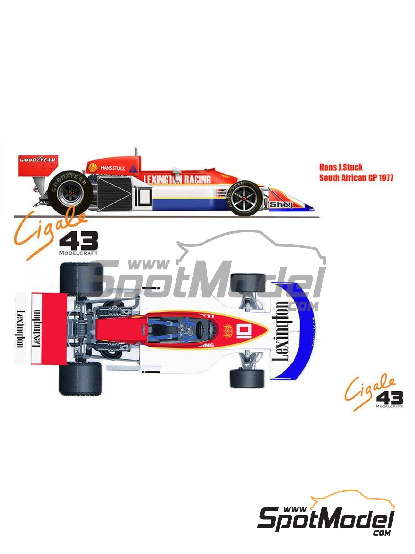 Cigale 43 Modelcraft CDS005: Marking / livery 1/43 scale - March Ford ...