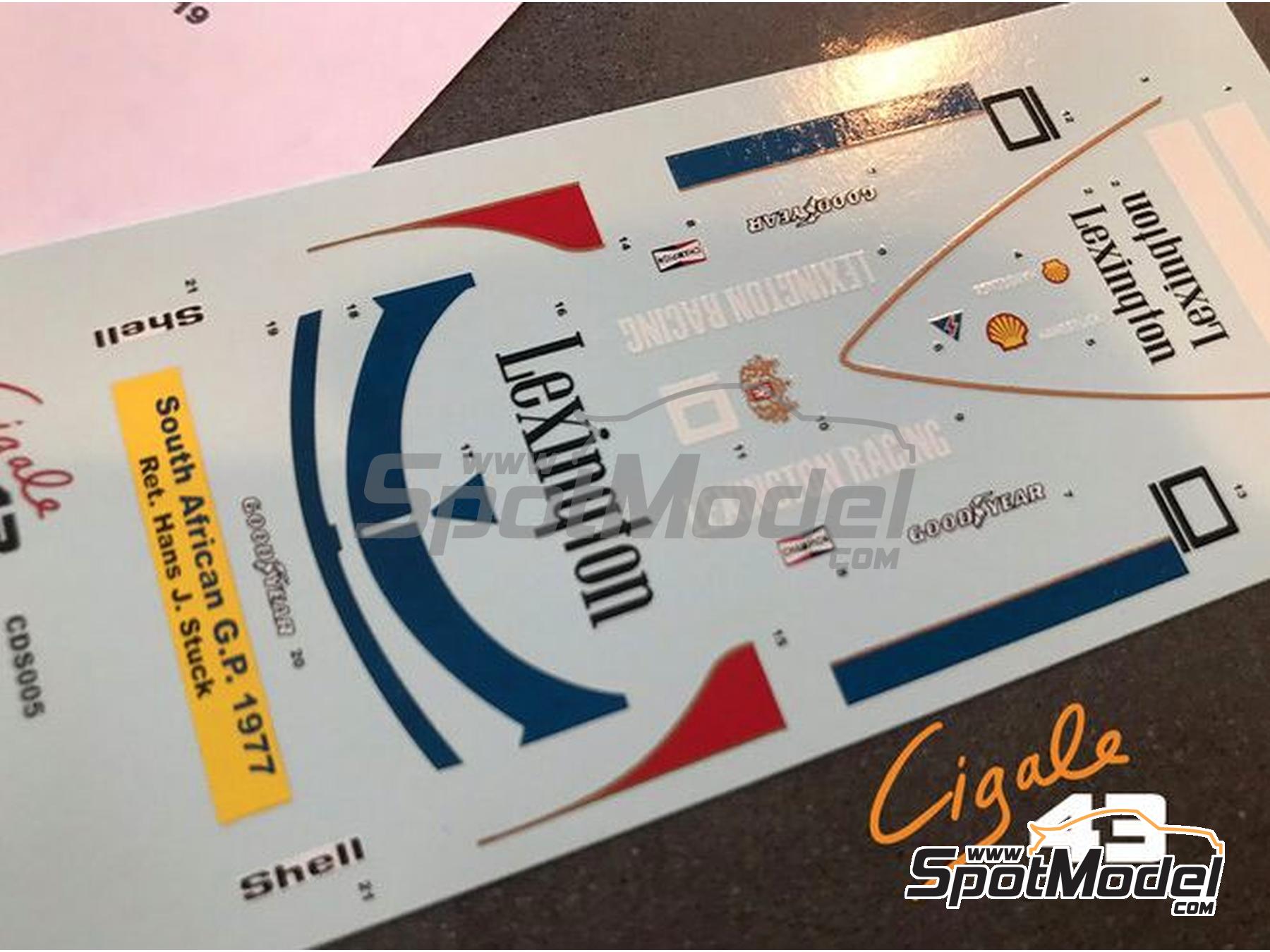 Cigale 43 Modelcraft CDS005: Marking / livery 1/43 scale - March Ford ...
