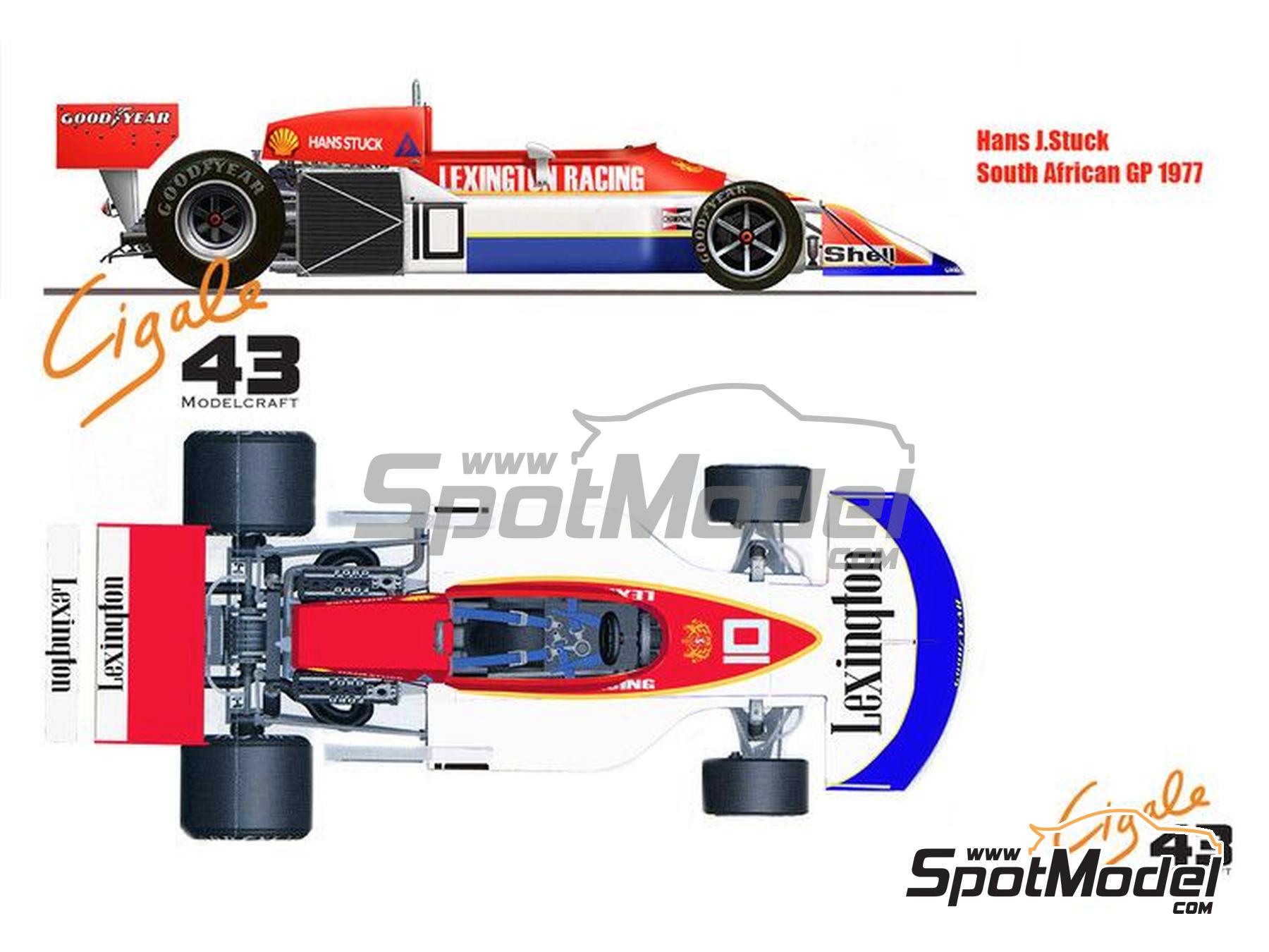 Cigale 43 Modelcraft CDS005: Marking / livery 1/43 scale - March Ford ...