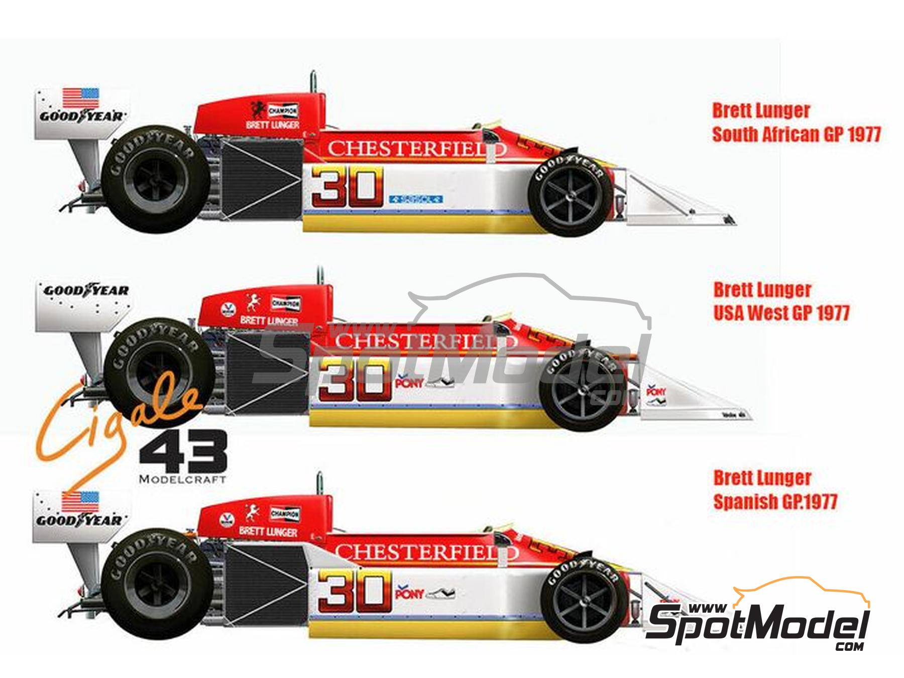 Cigale 43 Modelcraft CDS006: Marking / livery 1/43 scale - March Ford ...