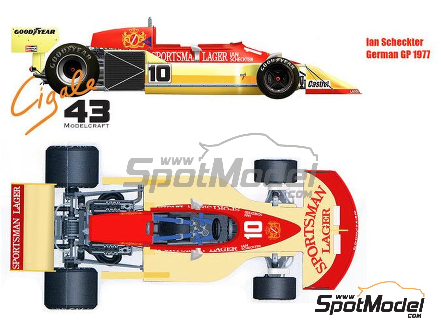Cigale 43 Modelcraft CDS007: Marking / livery 1/43 scale - March Ford ...