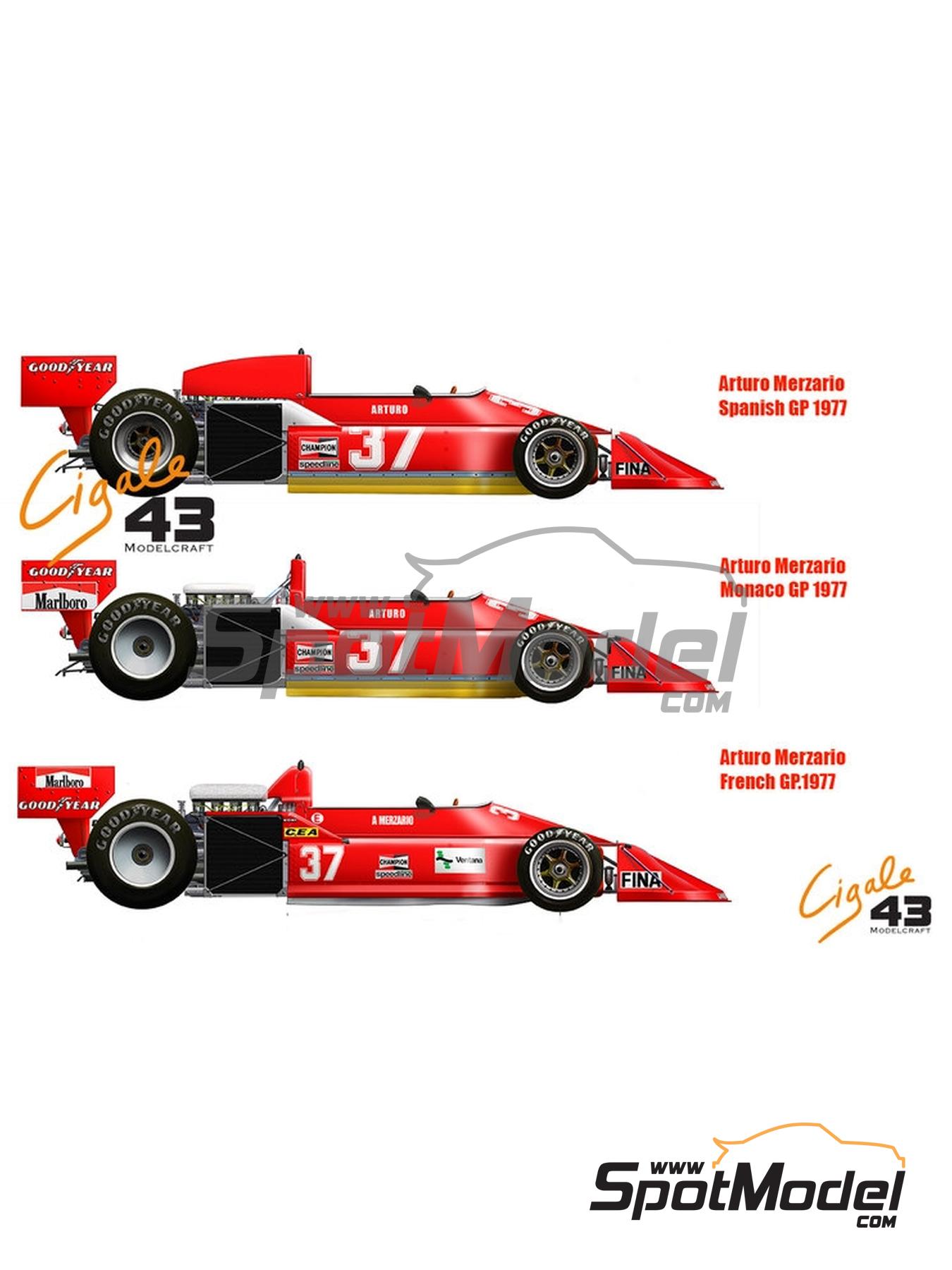 Cigale 43 Modelcraft CDS009: Marking / livery 1/43 scale - March Ford ...