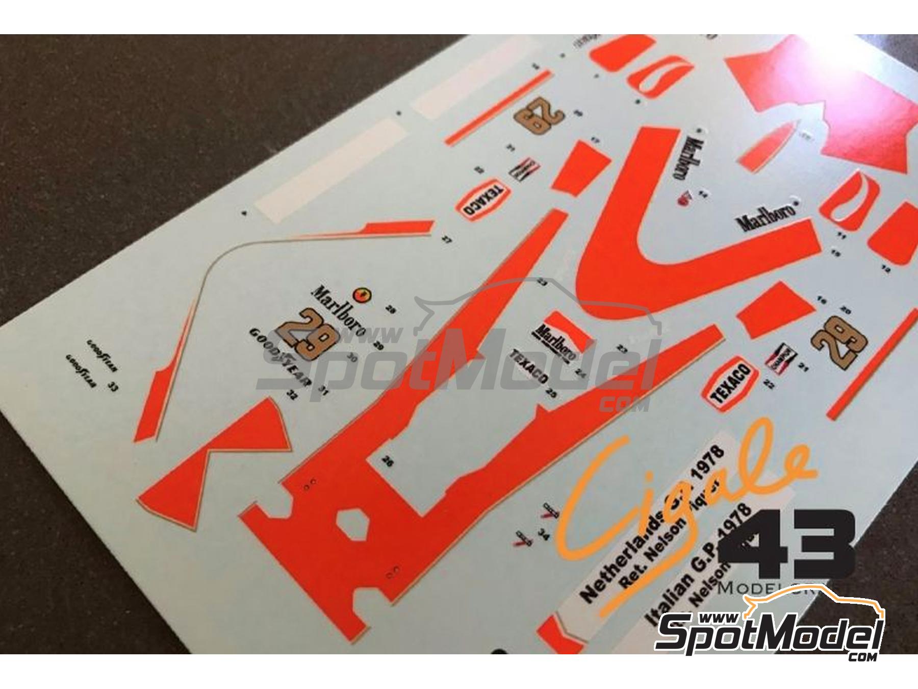 Cigale 43 Modelcraft CDS016: Marking / livery 1/43 scale - McLaren Ford ...