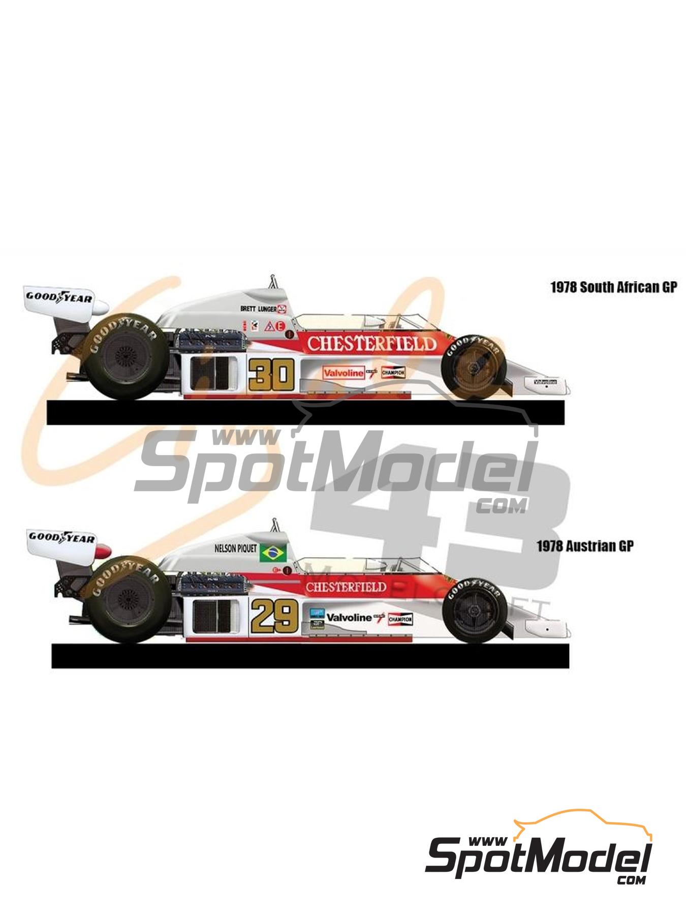 Cigale 43 Modelcraft CDS017: Marking / livery 1/43 scale - McLaren Ford ...