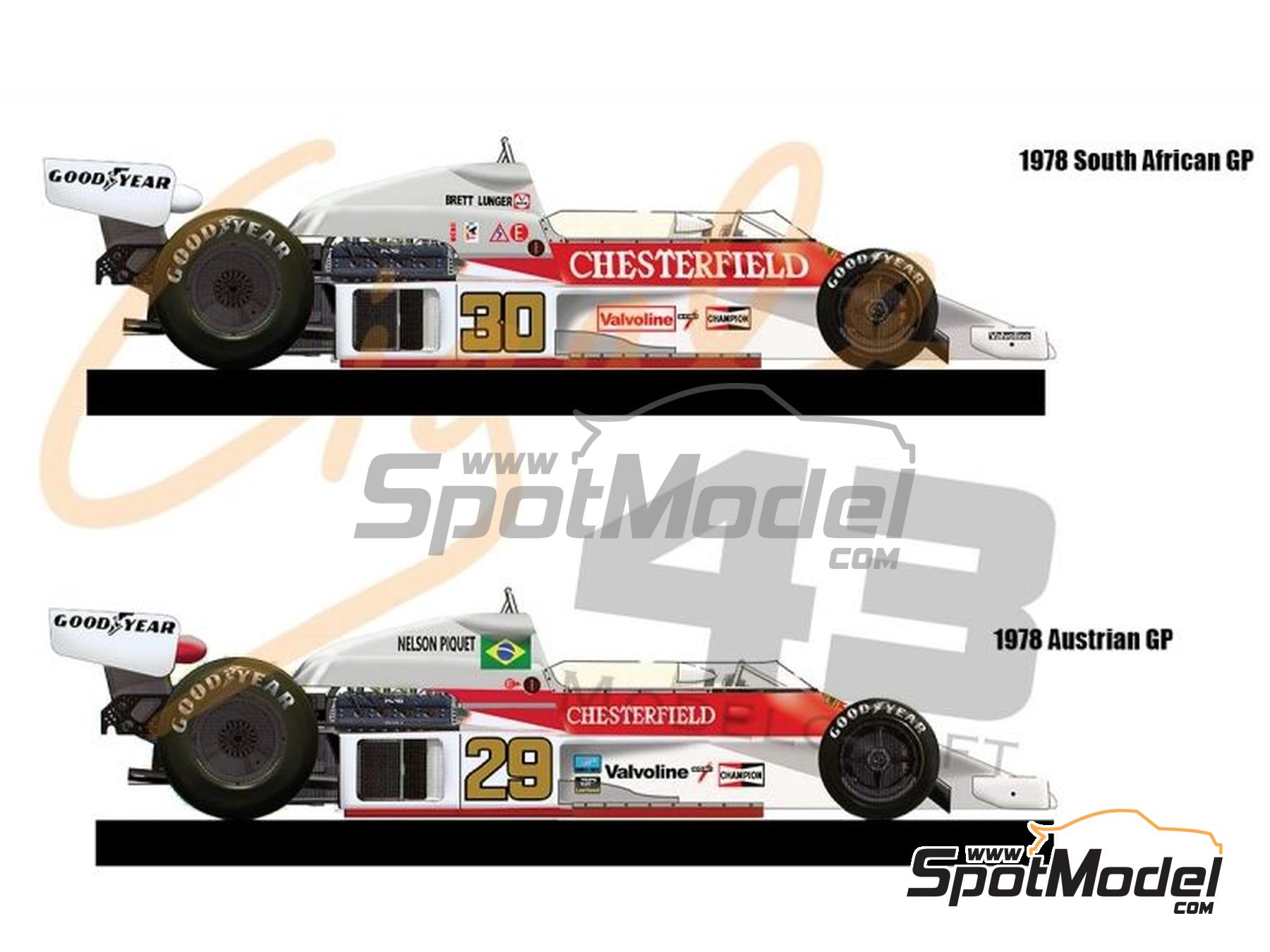 Cigale 43 Modelcraft CDS017: Marking / livery 1/43 scale - McLaren Ford ...