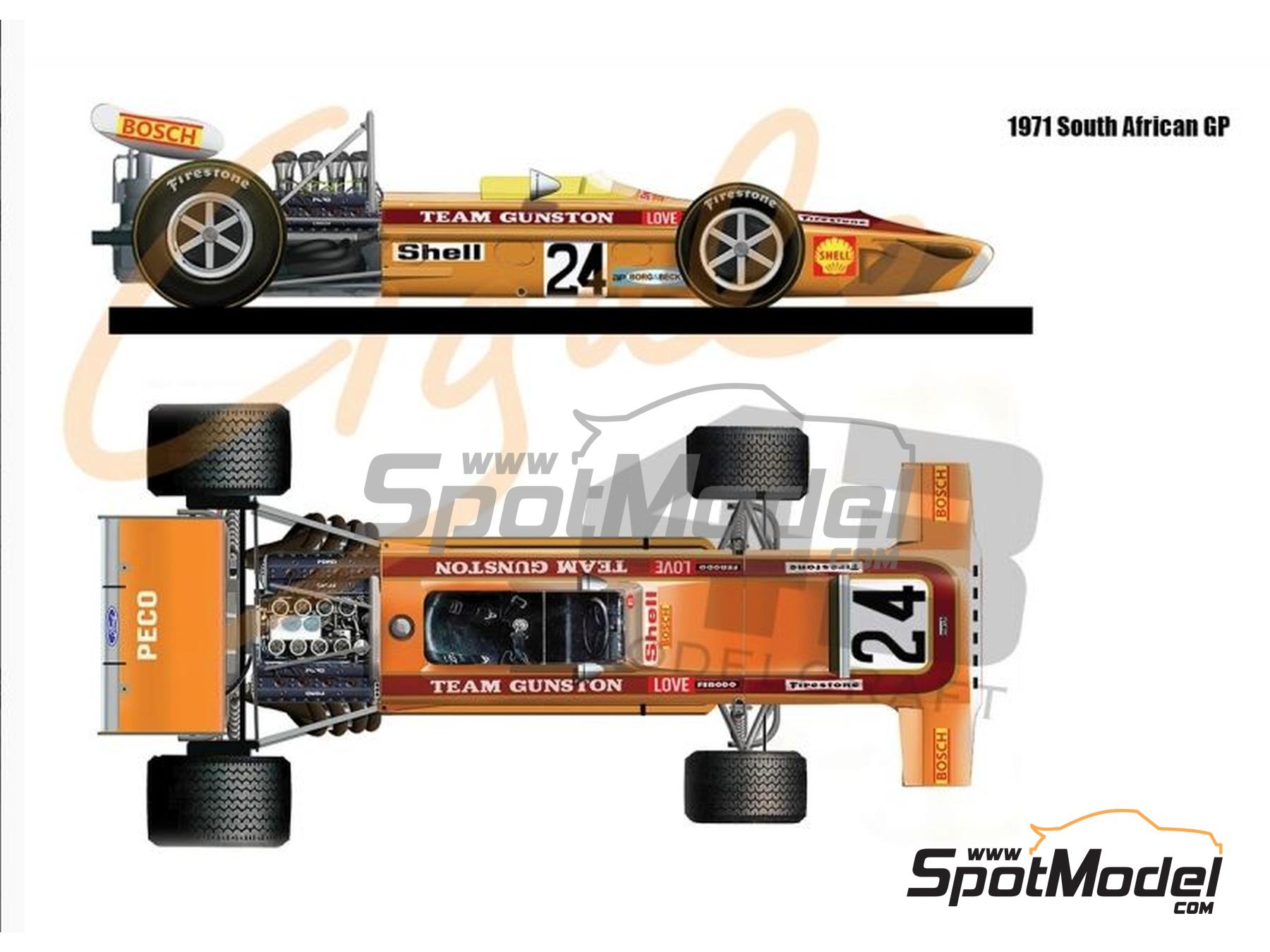 Cigale 43 Modelcraft CDS018: Marking / livery 1/43 scale - March Ford ...