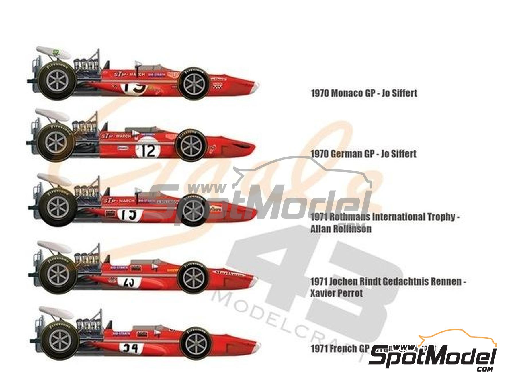 Cigale 43 Modelcraft CDS025: Marking / livery 1/43 scale - March Ford ...
