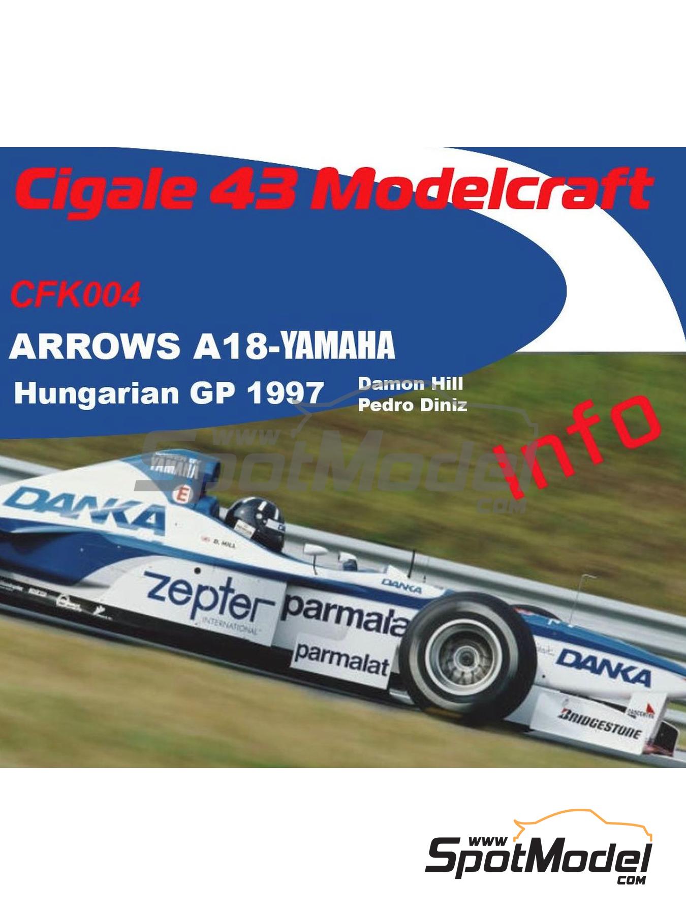 Cigale 43 Modelcraft CFK004: Car scale model kit 1/43 scale - Arrows ...