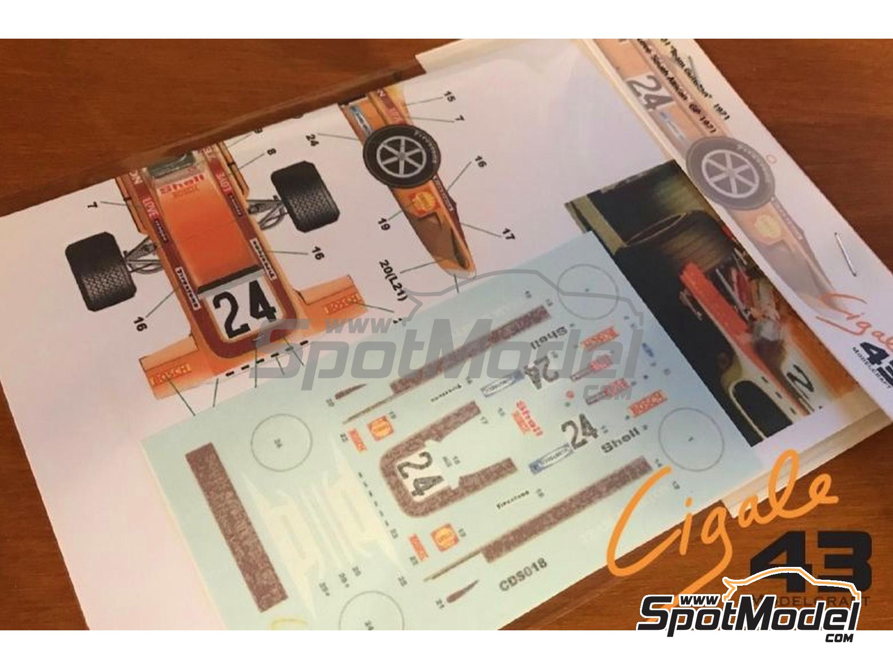 Cigale 43 Modelcraft CDS018: Marking / livery 1/43 scale - March Ford ...