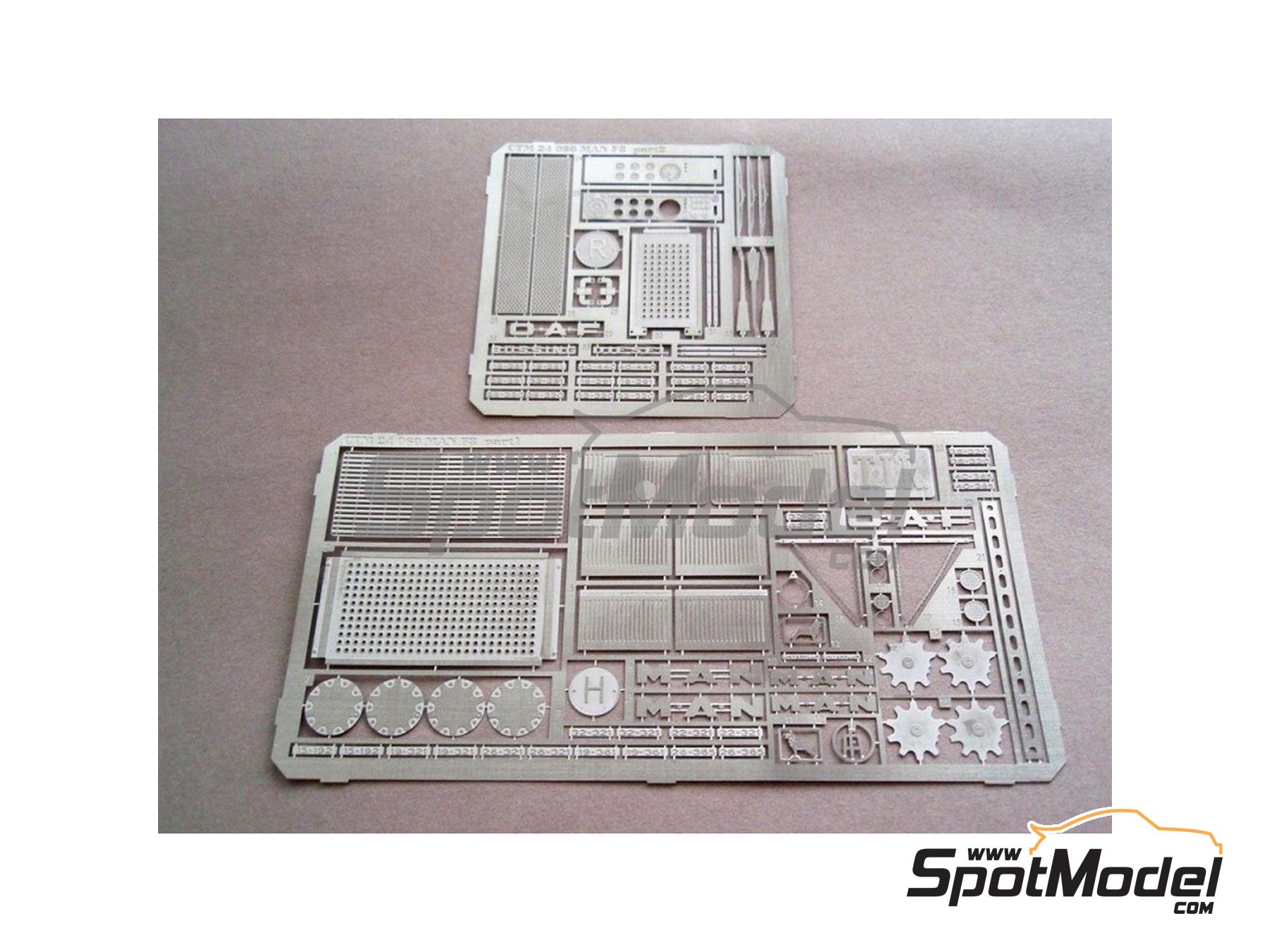 Czech Truck Model CTM010: Detail up set 1/24 scale - MAN F8 / ÖAF (Late ...